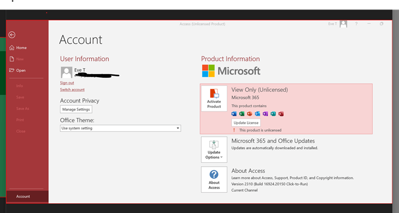 Cách sửa lỗi Unlicensed Product Microsoft Office 2019
